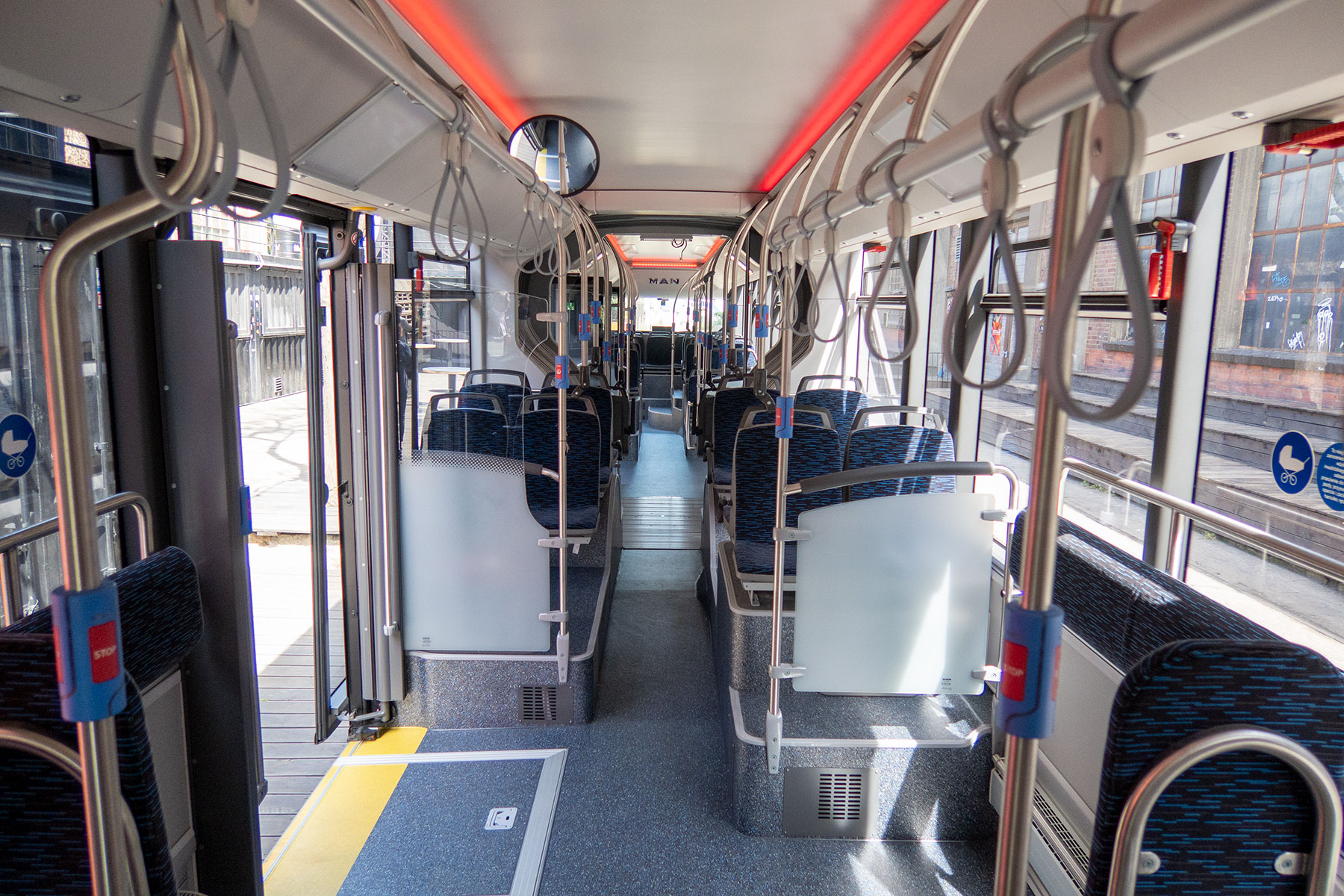MAN Lion’s City E - wnętrze